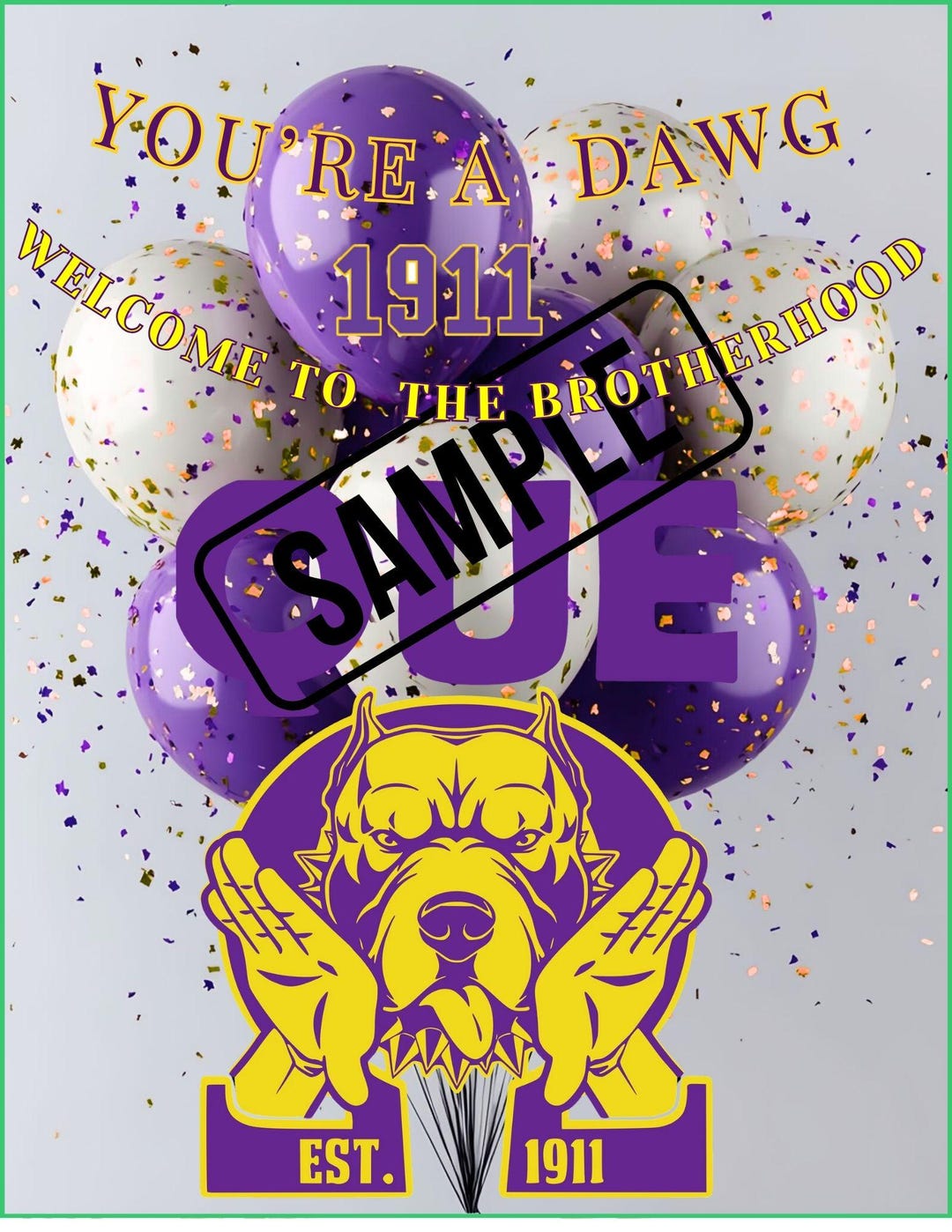 Divine 9 Fraternity Gift Labels | Custom Welcome Bag Stickers (set of ...