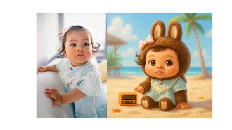 Personalized Labubu Portrait– Turn Your Photo Into Labubu Art | Custom ...