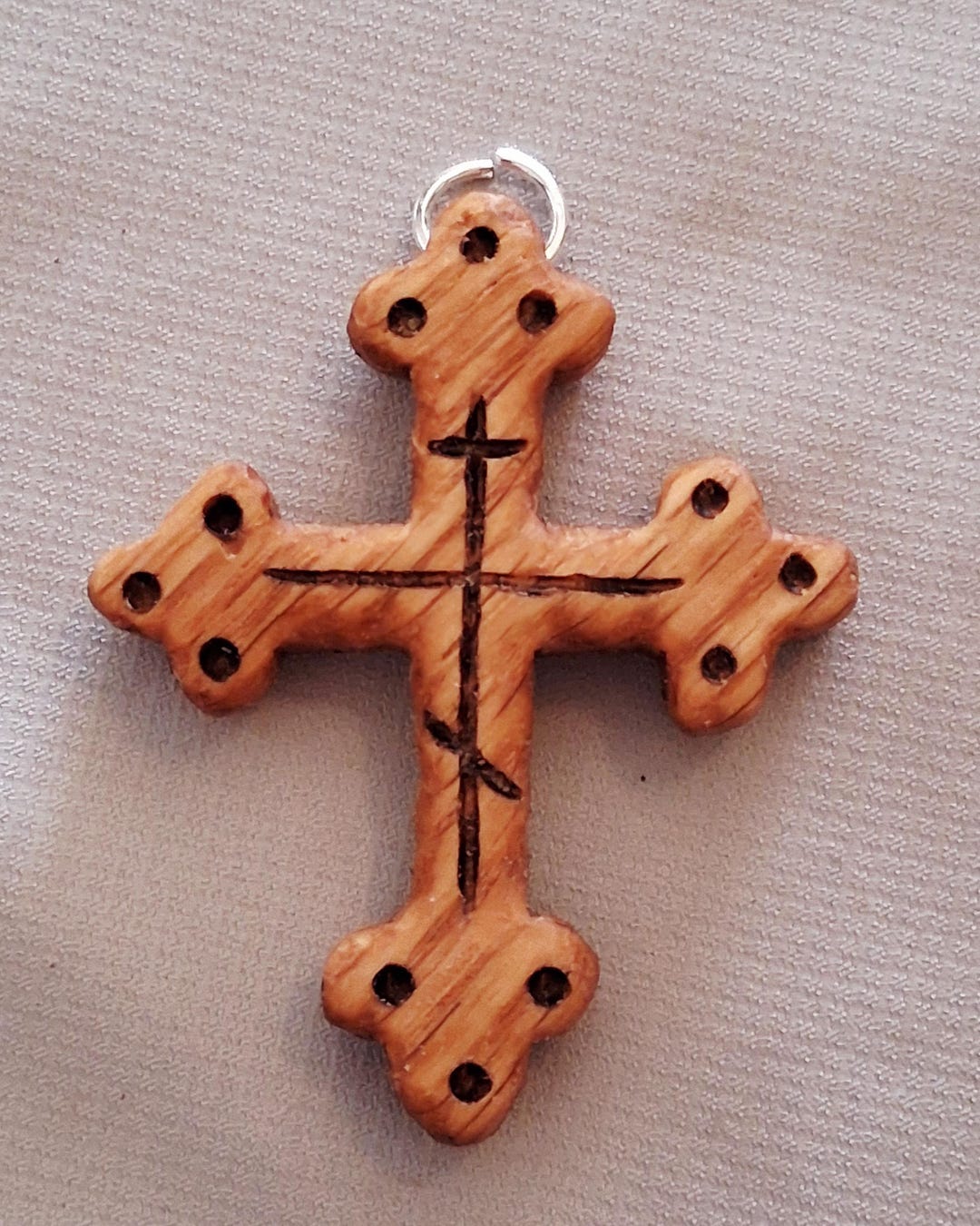 Orthodox Cross, Byzantine and Russian Style, Hand Carved Oak ...