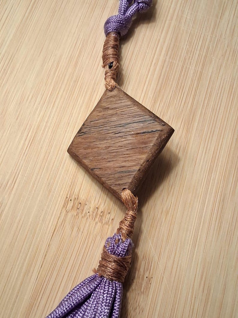 Orthodox Prayer Rope, Oak Wood Ethiopian Cross, 41-knot, Purple ...
