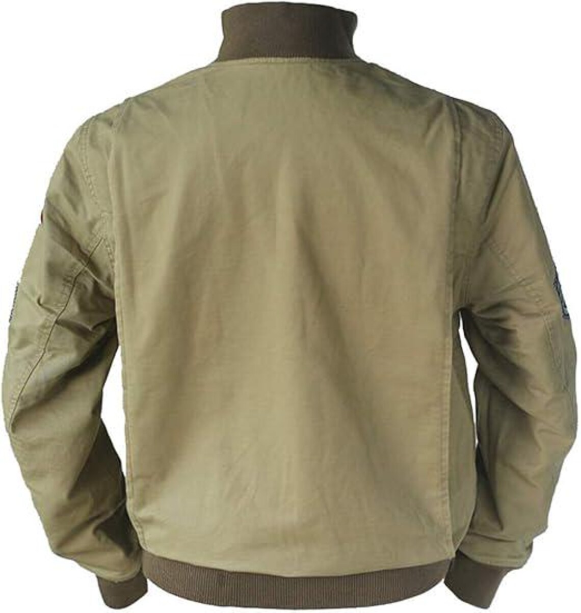 Men's Fury Brad Pitt US Army Tanker WW2 Style Military Green Bomber ...