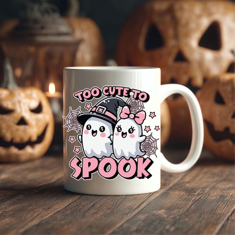 Cute Ghost Halloween Mug, Spooky Coffee Cup, Fun Drinkware - Etsy