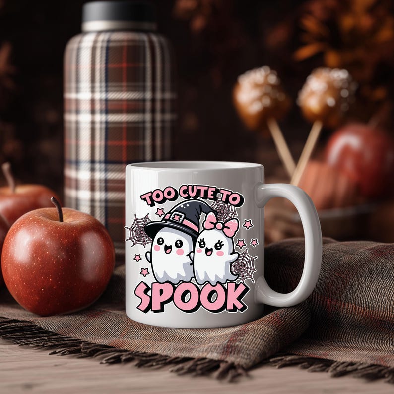Cute Ghost Halloween Mug, Spooky Coffee Cup, Fun Drinkware - Etsy