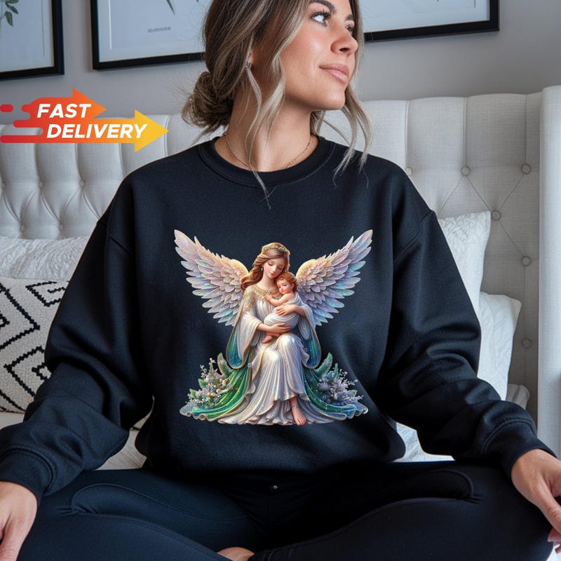 Angel Sweatshirt Mens - Etsy