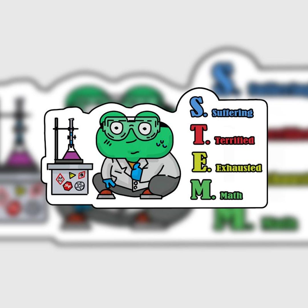 Chemistry Titration PNG Clipart, Funny Chemistry Sticker, STEM Themed ...
