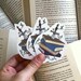 Stack of Books With a Dagger Vinyl Stickers, Cute Bookish Sticker ...