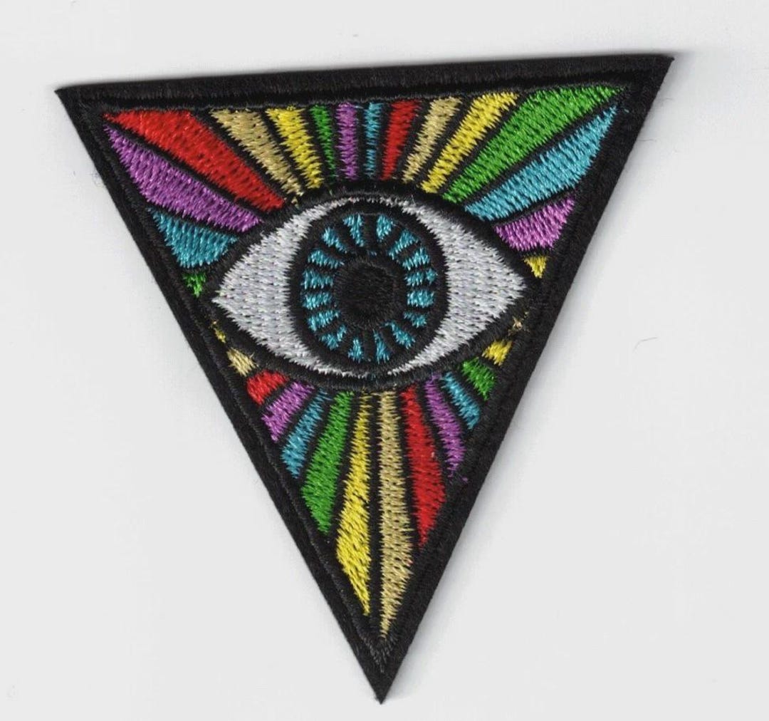 Patch Rainbow Triangle Evil Eye Diamond 2.5in Patch DIY Iron/sew On - Etsy