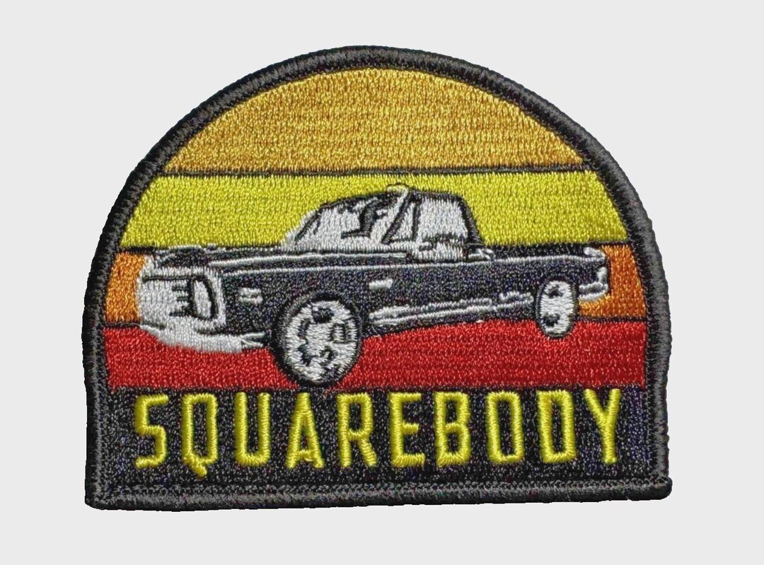Square Body Truck Patch: Vintage Hot Rod Automotive Iron On - Etsy UK