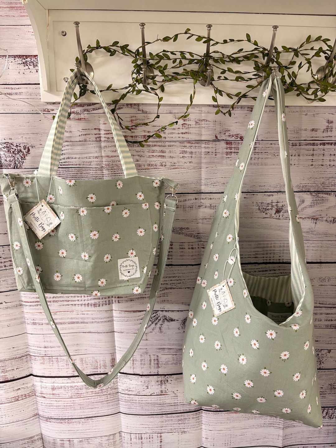 White Daisy Bags - Etsy
