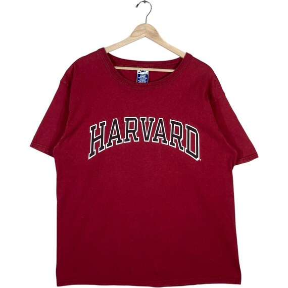 Vintage Harvard University Arch Logo Spellout Crewnec… - Gem