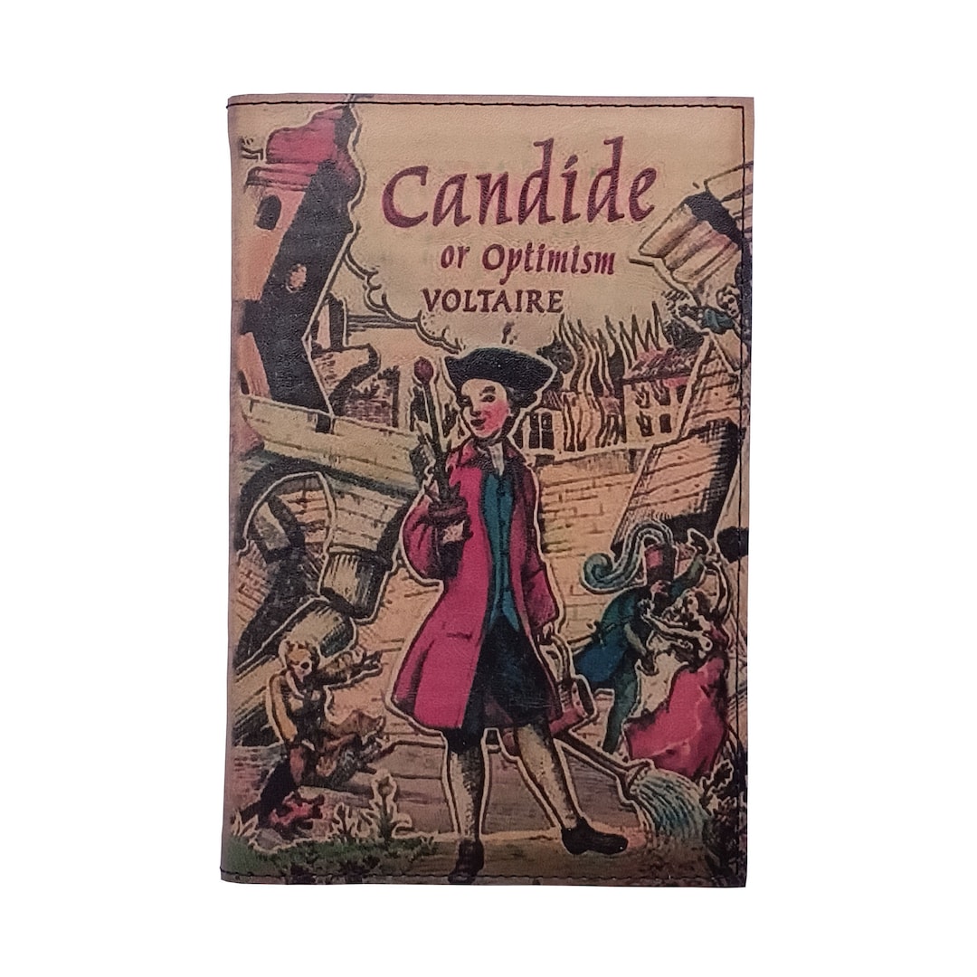 Candide by Voltaire - Leather Covered, Wood Hardback Book, Personalized ...