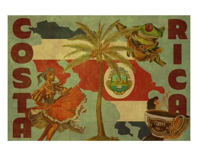 COSTA RICA 2FS Leather Photo Album, Personalized Scrapbook Album ...