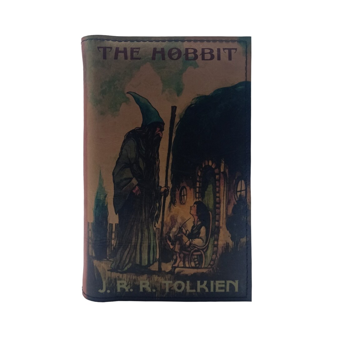 The Hobbit by J. R. R. Tolkien - Leather Covered, Wood Hardback Book ...