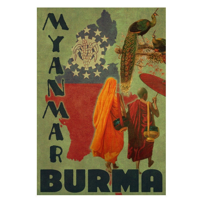 BURMA 2FS Leather Photo Album, Personalized Scrapbook Album, Handmade ...