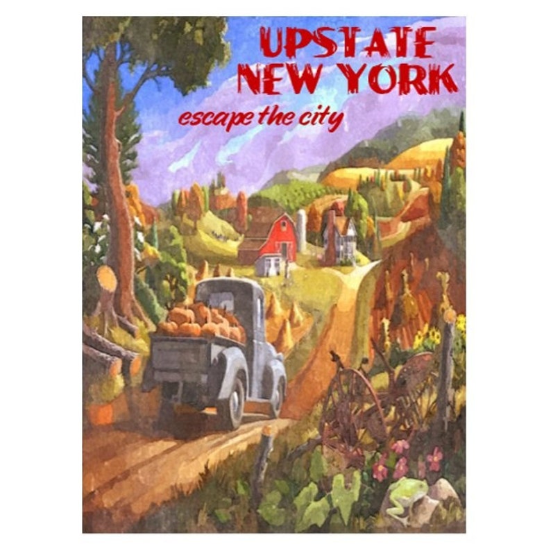 UPSTATE NEW YORK 1s Leather Photo Album, Personalized Scrapbook Album ...