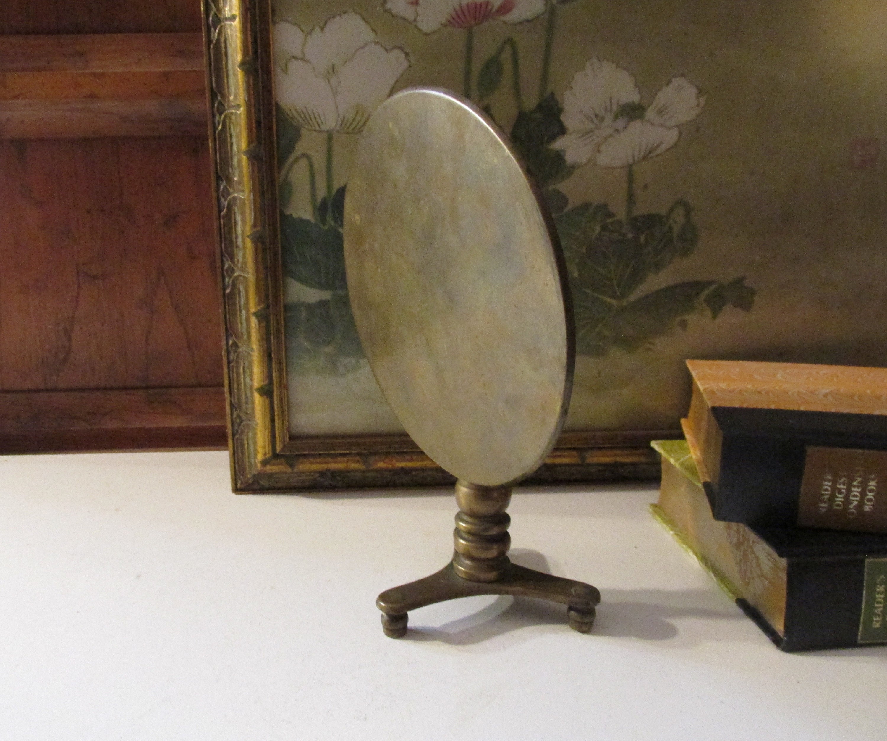 Antique Brass Tilt-top Candle Reflector Miniature Salesmen | Etsy UK