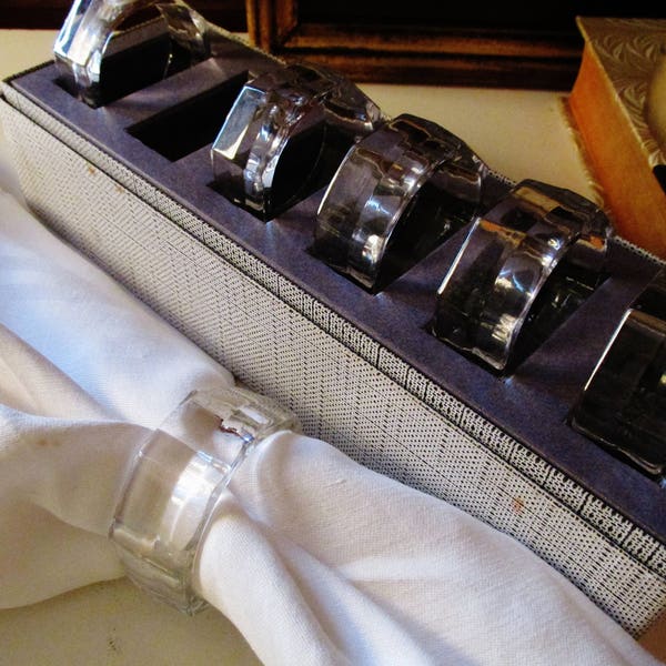 Crystal Napkin Rings - Etsy