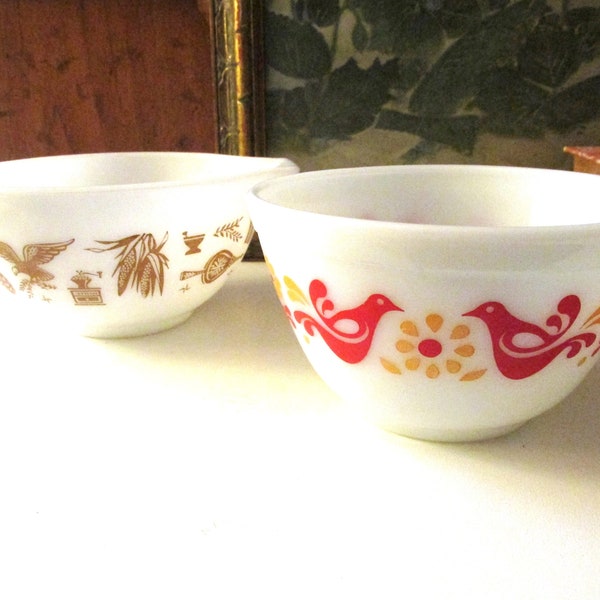 Vintage Pyrex Bowls - Etsy