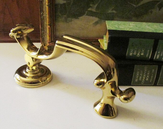 Vintage Virginia Metalcrafters Brass Door Knocker, Pitcher Door Knocker ...