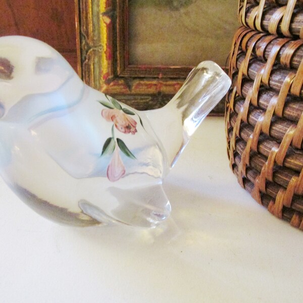 Fenton Glass Bird - Etsy