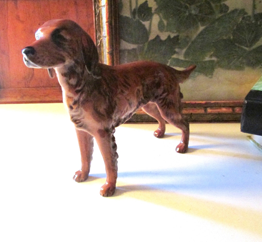 Vintage Goebel Germany Irish Setter Ceramic Dog Figurine, Gift for Dog ...