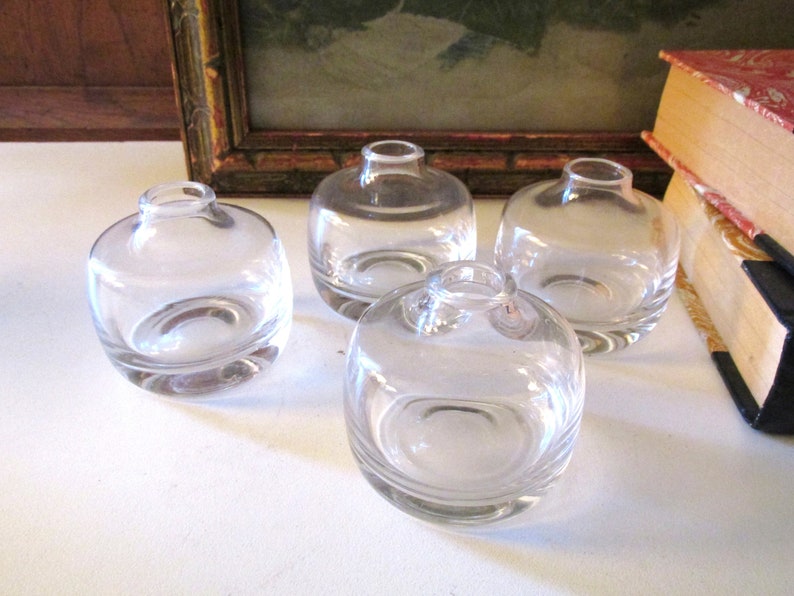 Vintage Dansk NIB Small Vases Mini Mod Glass Vases Set of - Etsy