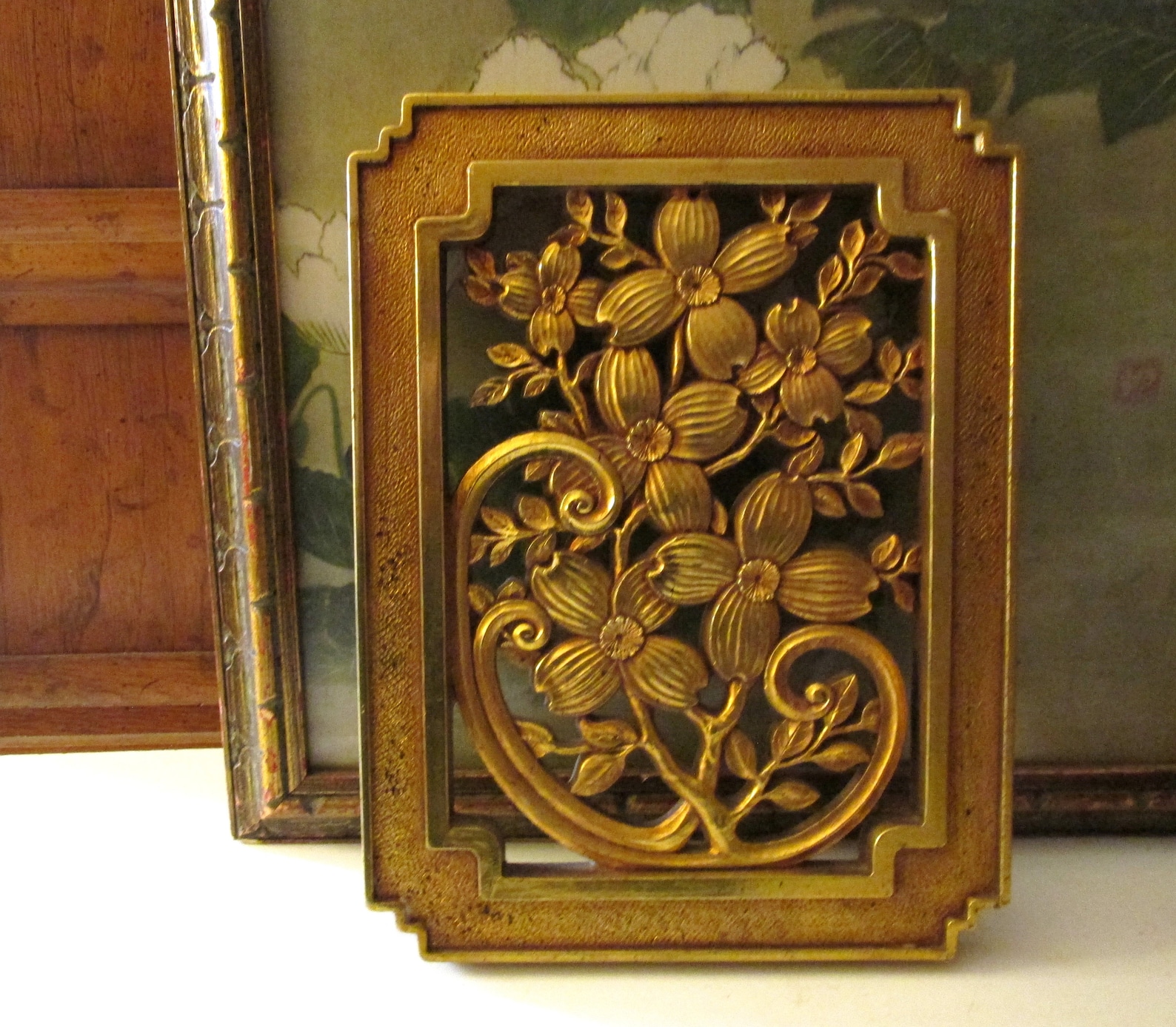 Vintage Syroco Wall Decor Pair of Chinoiserie Plaques - Etsy