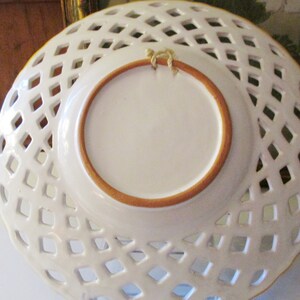 Vintage Potttery Hand Painted Wall Plate, Handmade Modra Ceramics ...