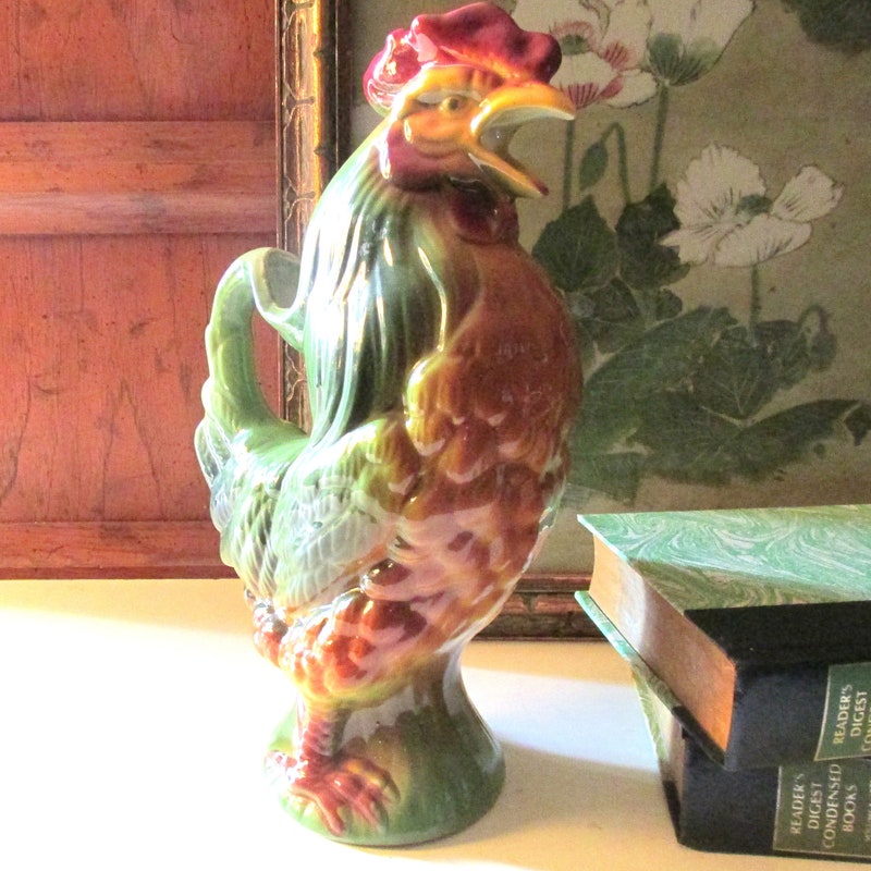 Rooster Pitcher - Etsy