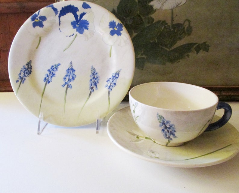 Vintage Gien France alice Dinnerware French - Etsy