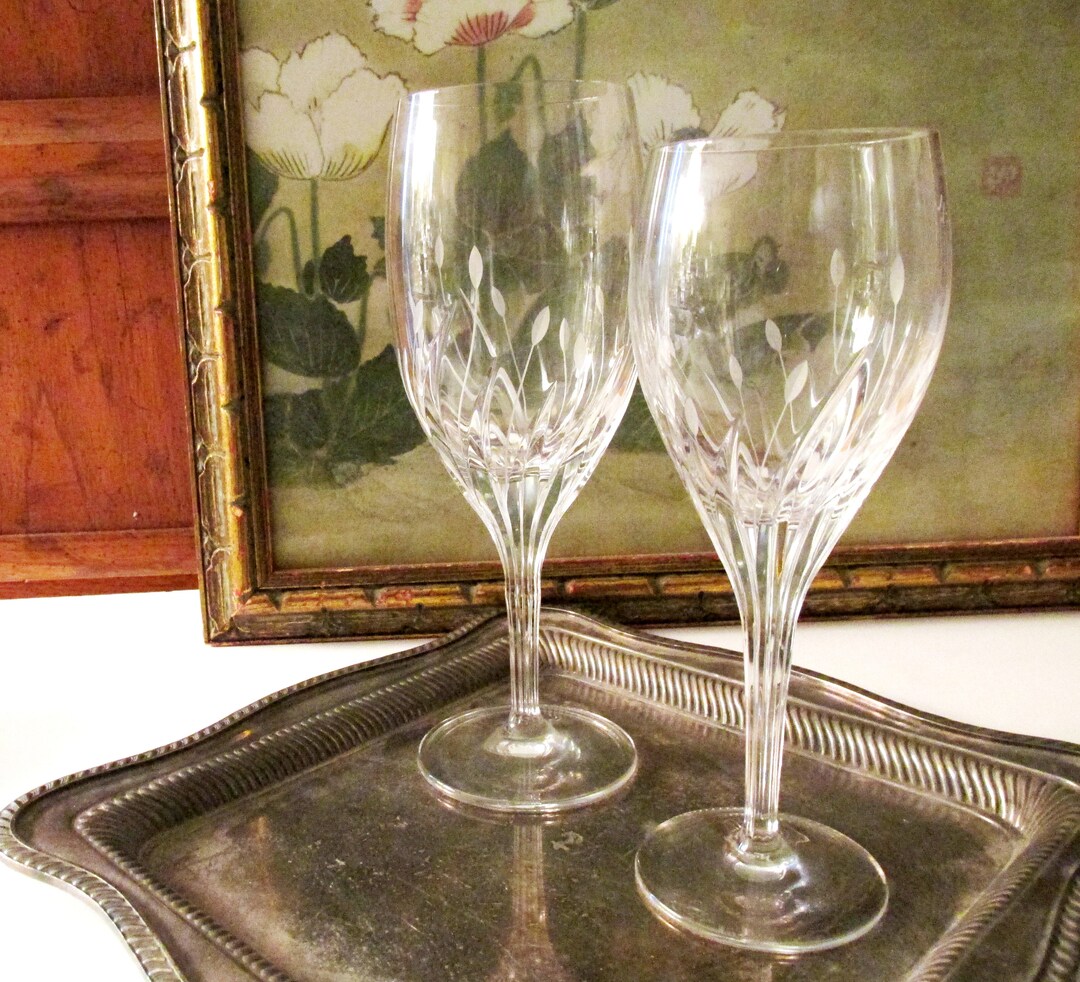 Vintage Noritake Ice Tea Glass or Water Goblet, Wine Glass, "moondust ...
