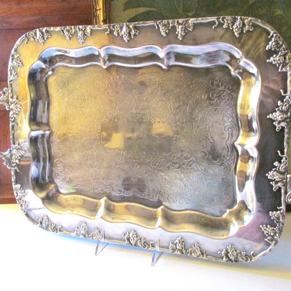 Silver Butler Tray - Etsy