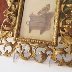Vintage Ornate Brass Picture Frame Wall Gallery Decor Brass - Etsy