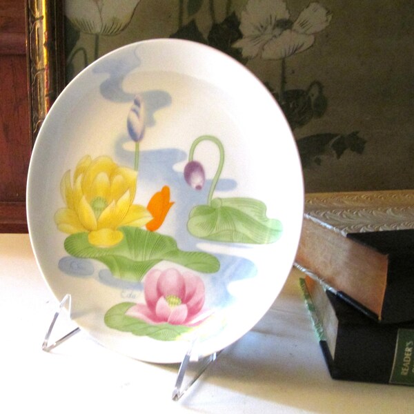 Water Lily Plate - Etsy