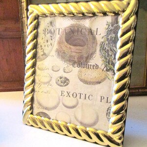 Vintage Brass Picture Frame, Gold Photo Frame, Grandmillennial Wall ...