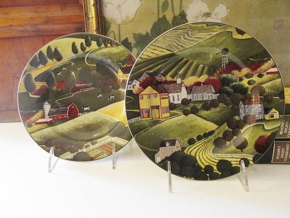 Two Vintage David Carter Brown Collection Salad Plates | Etsy