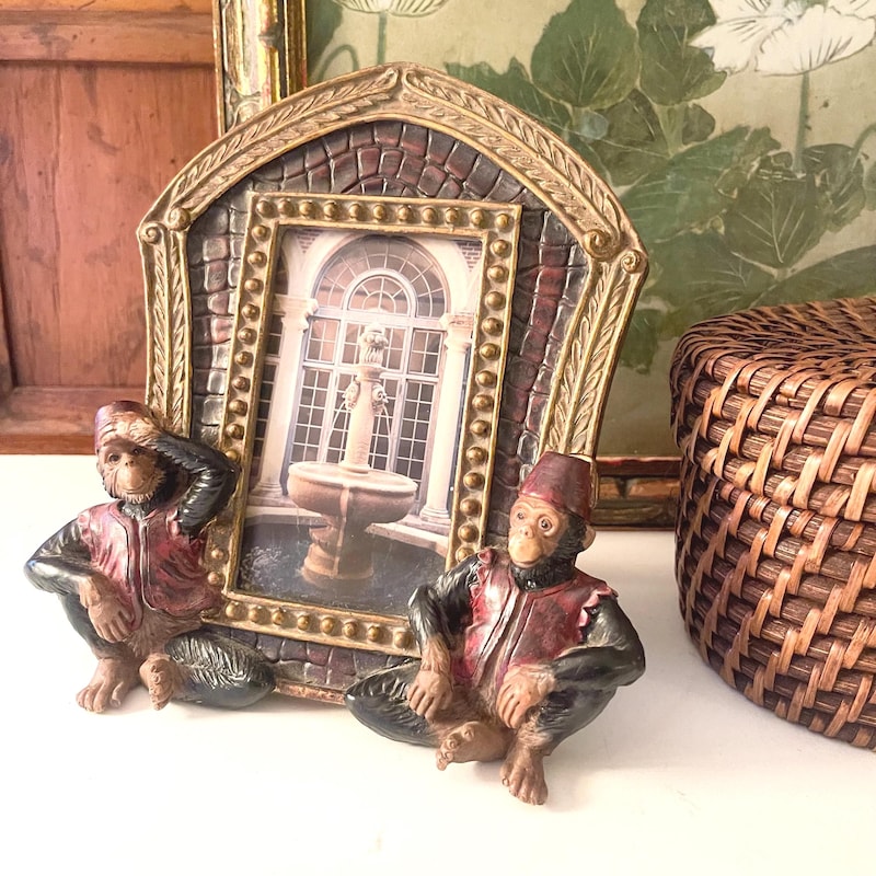 Monkey Picture Frame - Etsy