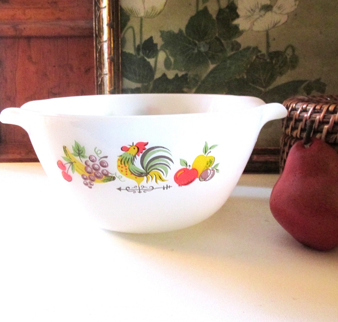 Vintage Anchor Hocking, Fire King Chanticleer or Country Kitchen ...