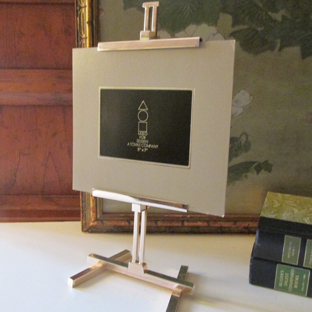 Vintage Designer Artist Easel Photo Frame, Laslo for Seiden 5x 7 ...