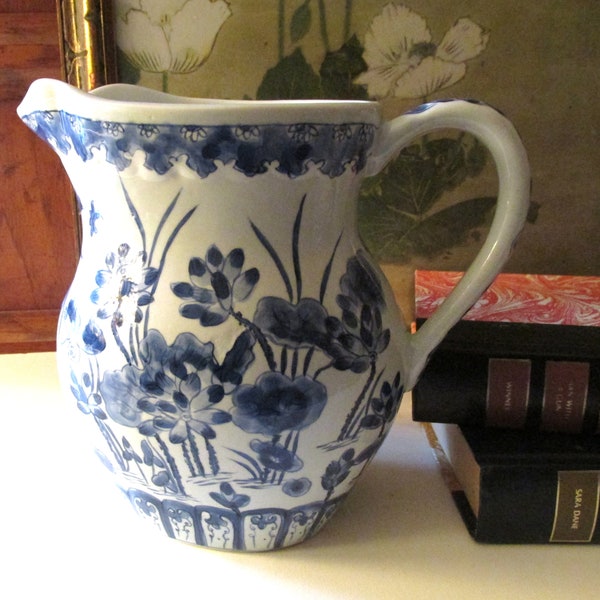 Transferware Pitcher - Etsy