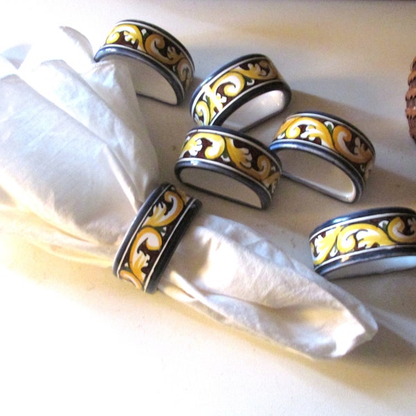 Blue Napkin Ring - Etsy