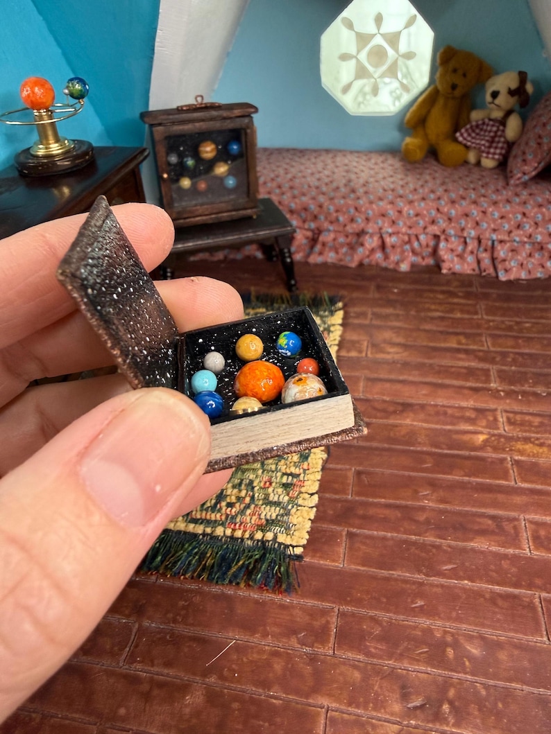 Dollhouse Miniature Solar System Book.scale 1:12 - Etsy