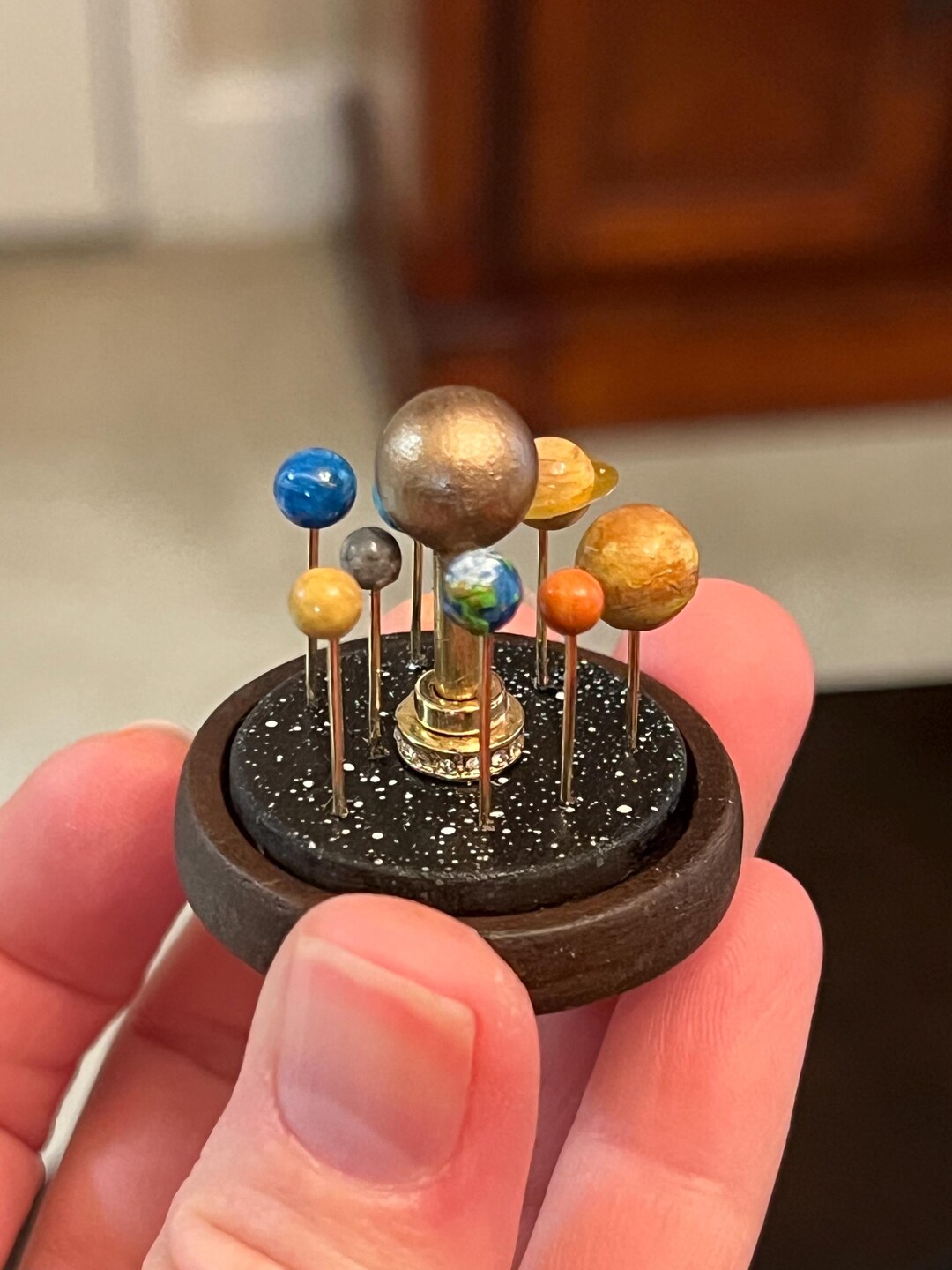 Dollhouse Miniature Solar System Model, Scale 1:12 - Etsy