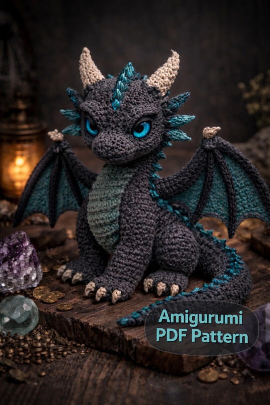 Dragon Amigurumi Crochet Pattern PDF | Cute Crochet Dragon | Instant ...