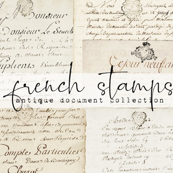 Antique Document Stamps - Etsy