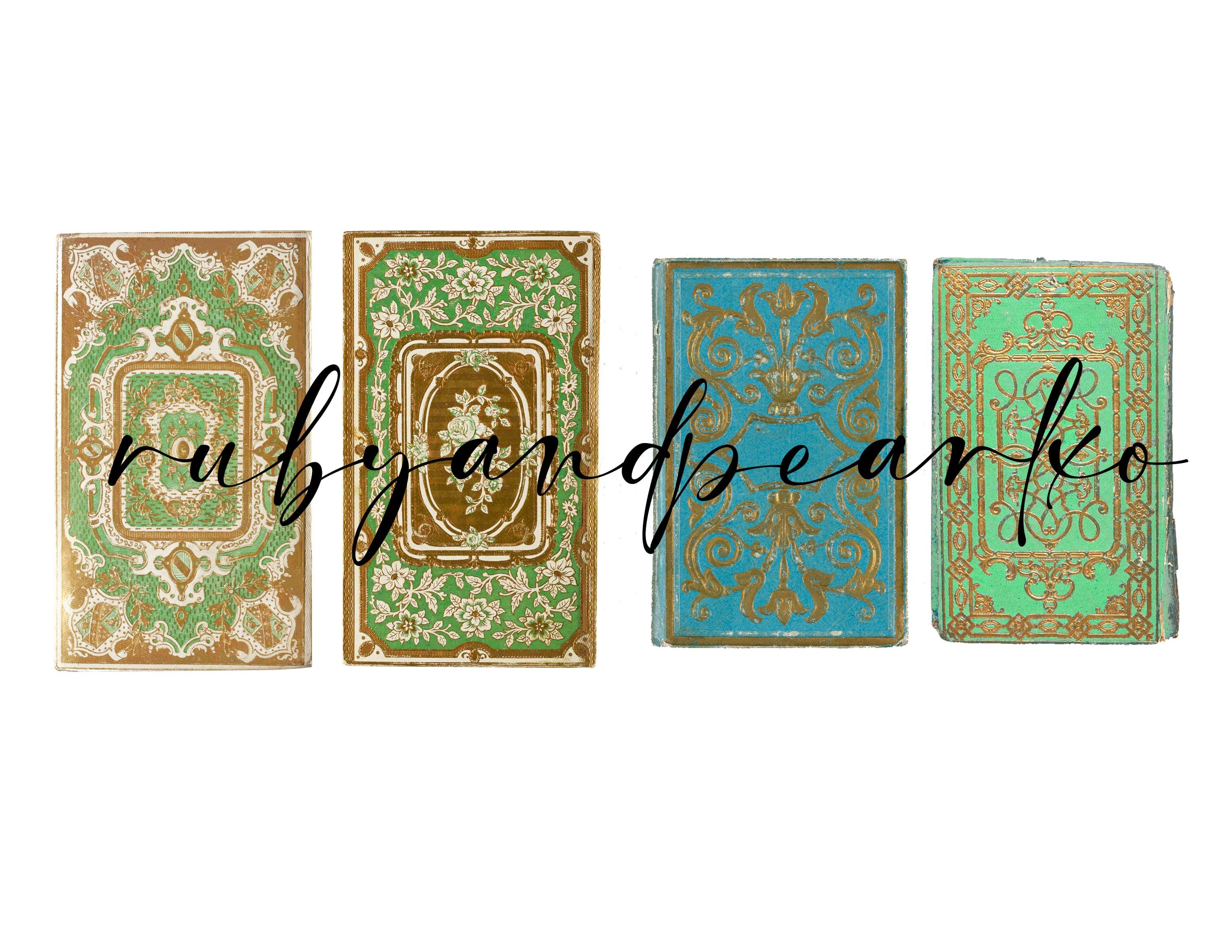 Fancy Book Covers- Vintage Printable Collection - Digital Download ...