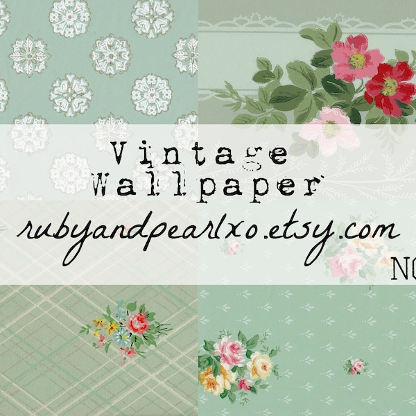 Authentic Antique Wallpaper - Etsy