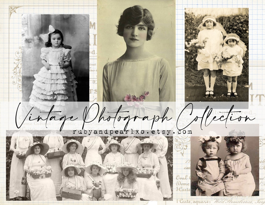 Vintage Photograph Collection- Over 75 Beautiful Old Photos - Digital ...