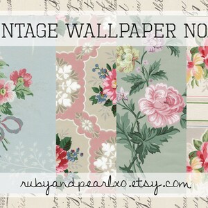 No. 3 Vintage / Antique Wallpaper Printables - Digital Download ...