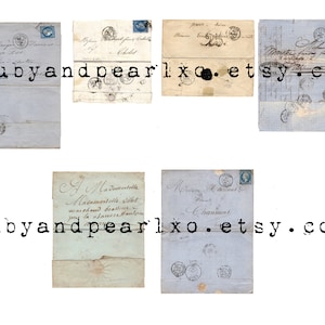 Envelopes Kit #1 Vintage Collection - 20 Envelopes- Digital Download ...